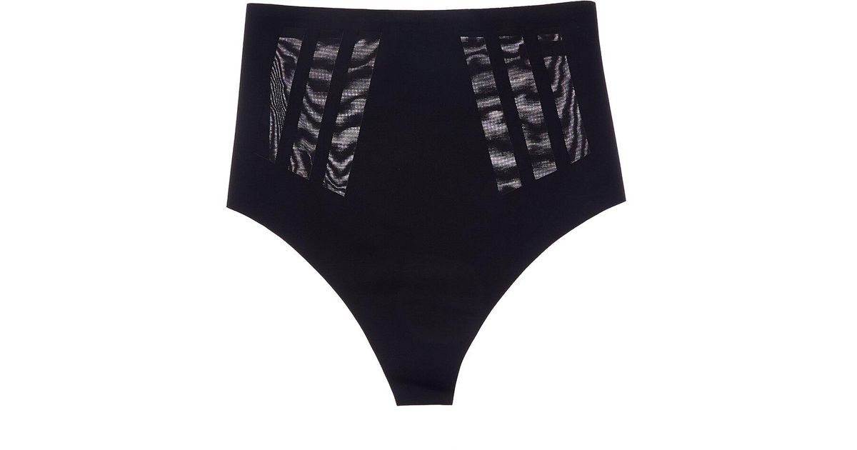 Commando Luxe Control Thong in Blue | Lyst
