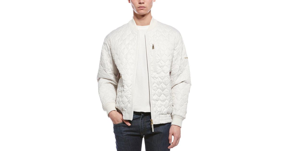 Bogner Peter Quilted Jacket in White for Men | Lyst UK