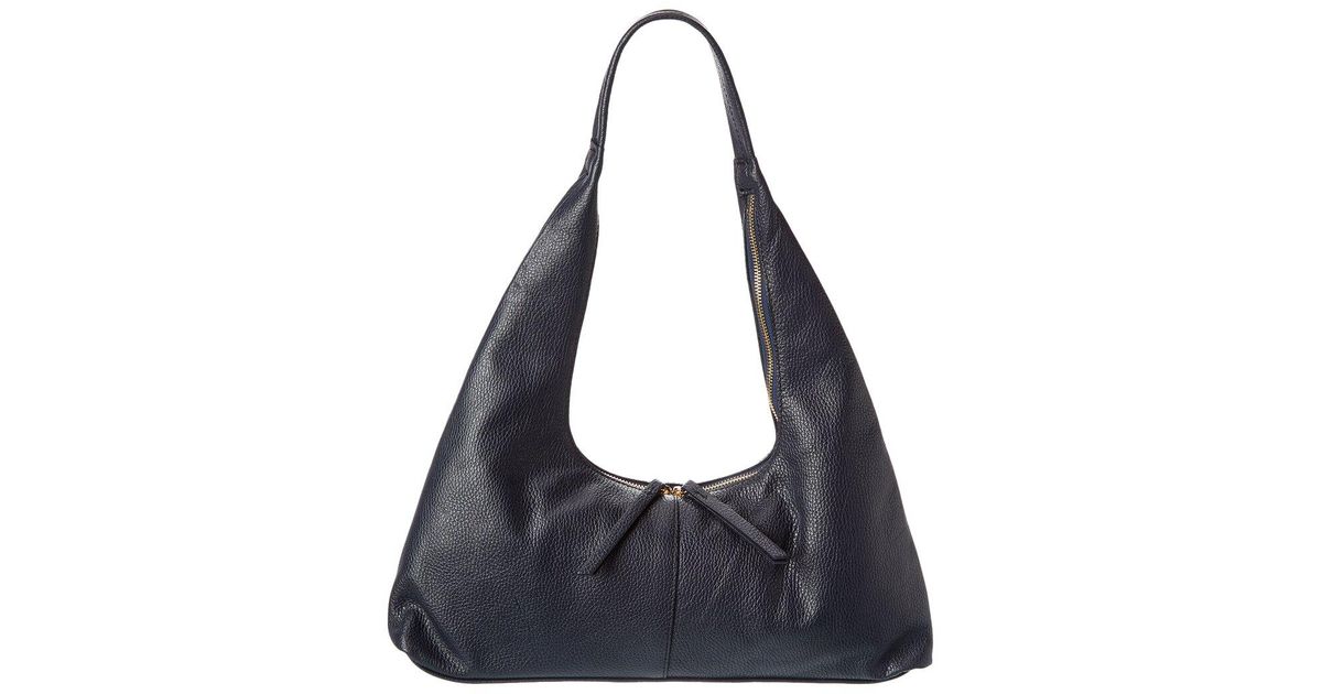 Persaman New York Valentina Leather Shoulder Bag in Black | Lyst