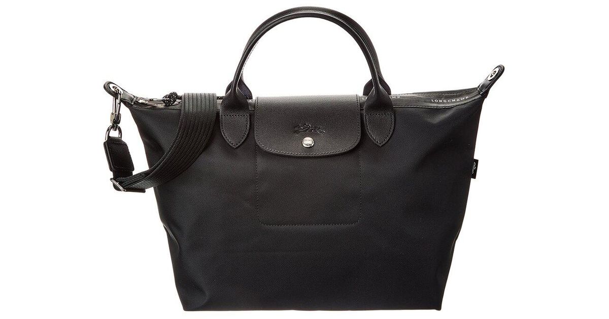 Longchamp Le Pliage Energy Large Canvas Backpack in Black | Lyst