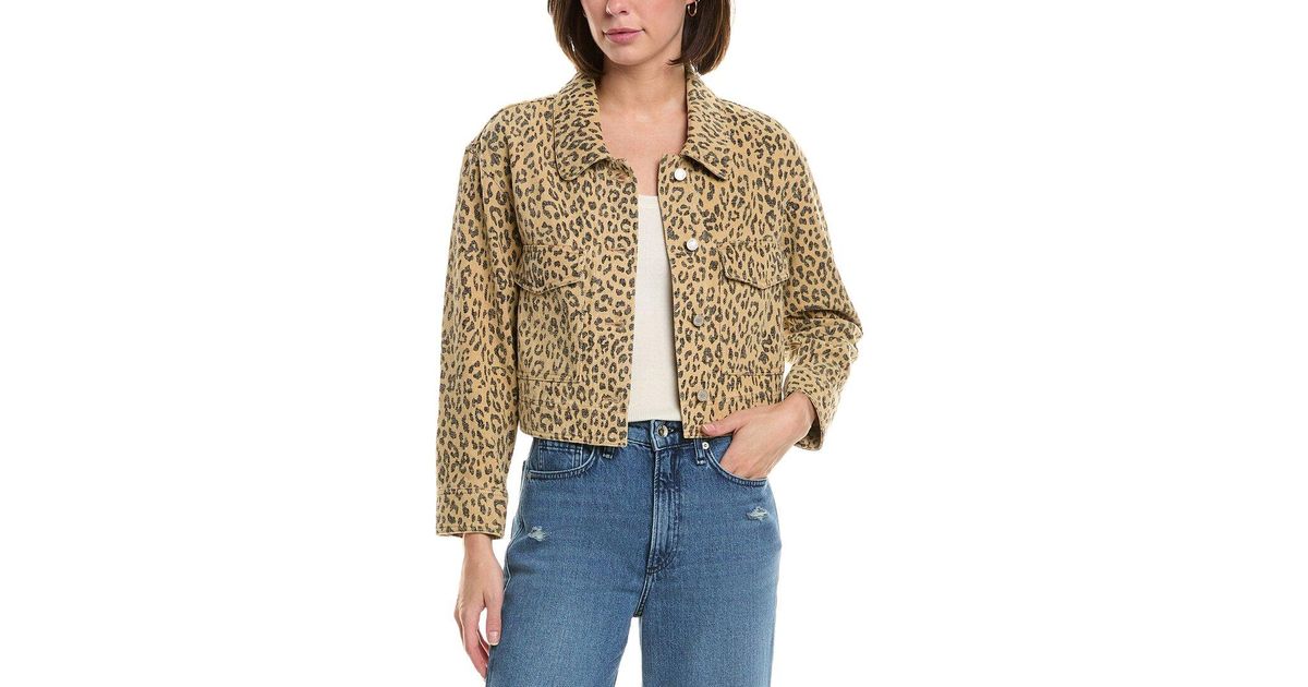 Le Jean Dylan Jacket in Natural | Lyst UK