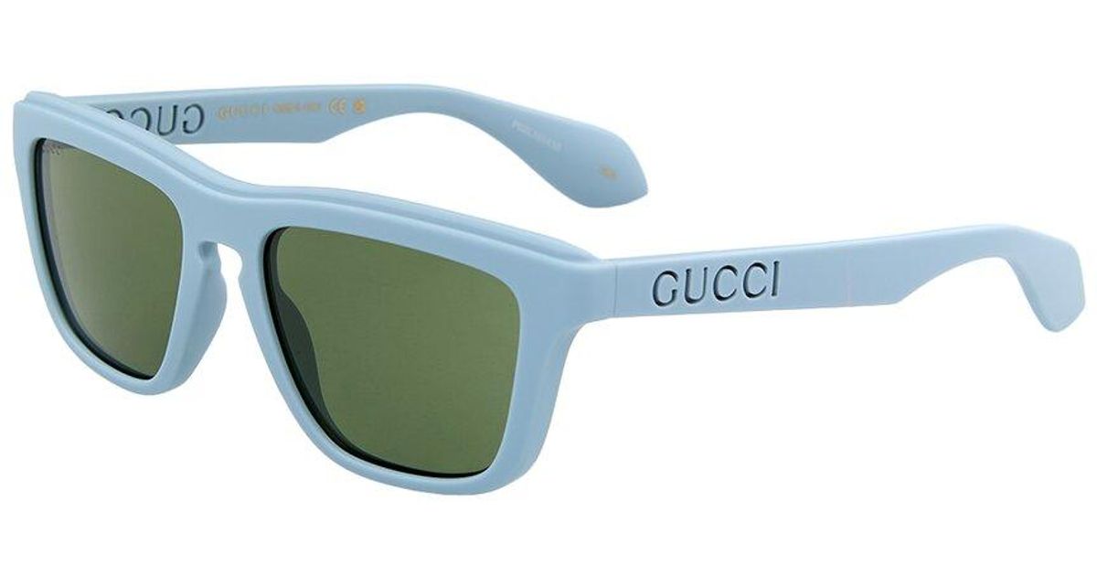 Gucci Gg1571S 55Mm Sunglasses in Blue for Men | Lyst UK