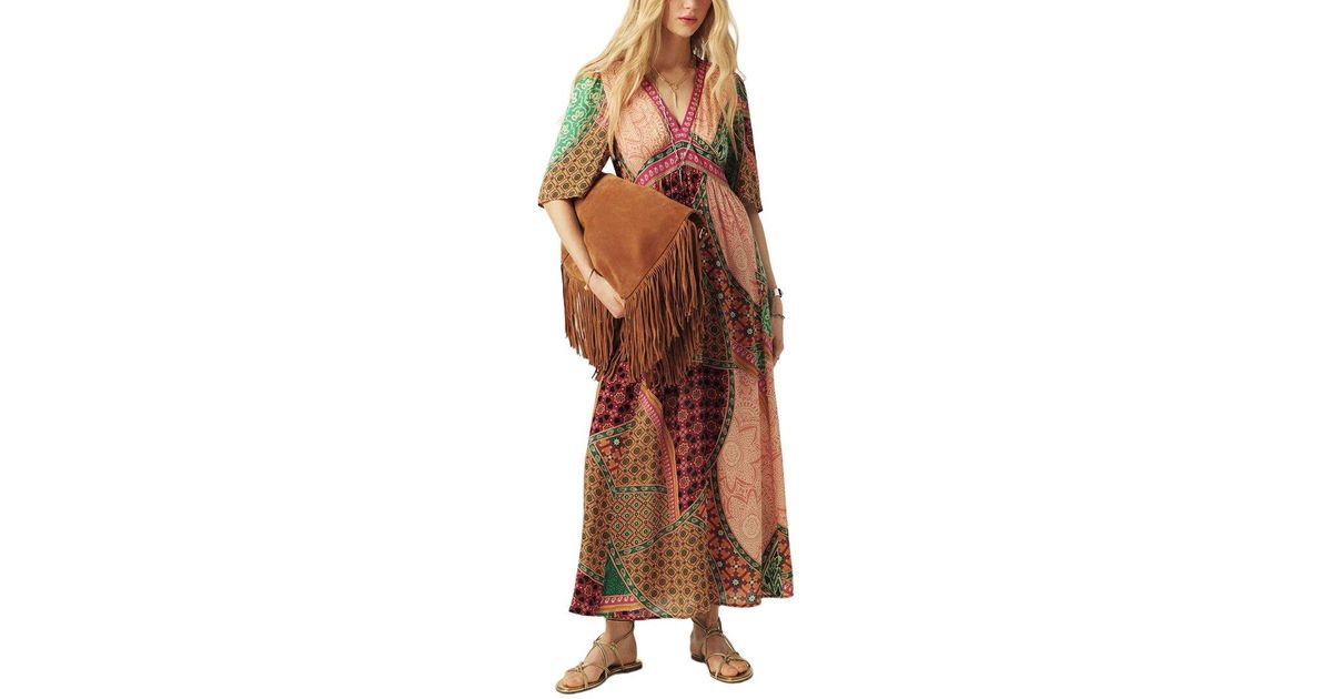Ba&sh Fanta Dress in Brown | Lyst UK