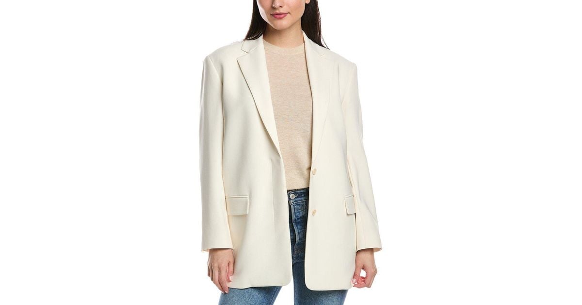 Theory Relax Blazer in Natural | Lyst