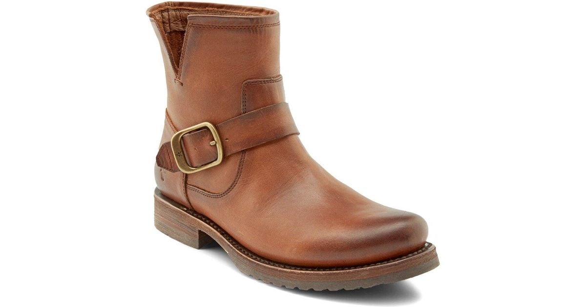 Frye Veronica Leather Boot in Brown | Lyst