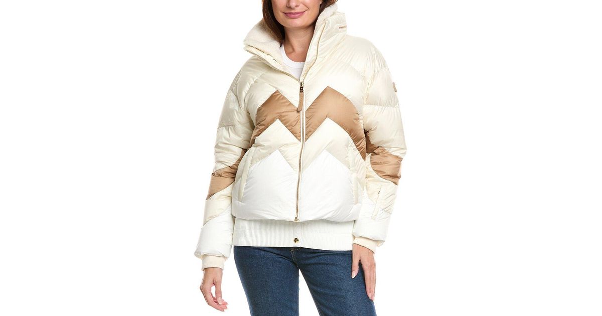 Bogner Vanja Down Jacket in White | Lyst UK