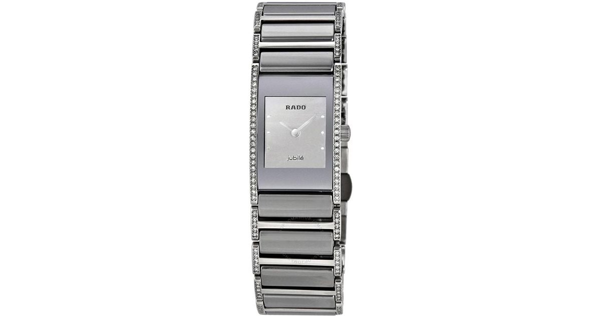 Rado Integral Jubile Diamond Watch in Gray | Lyst