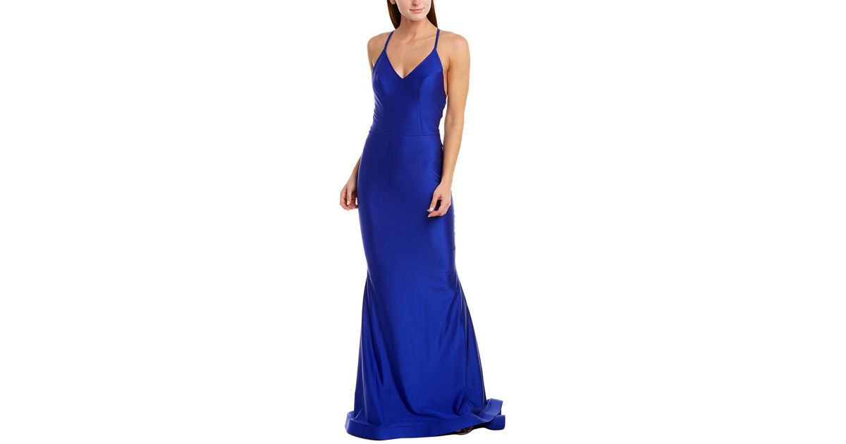 Issue New York Gown in Blue | Lyst UK