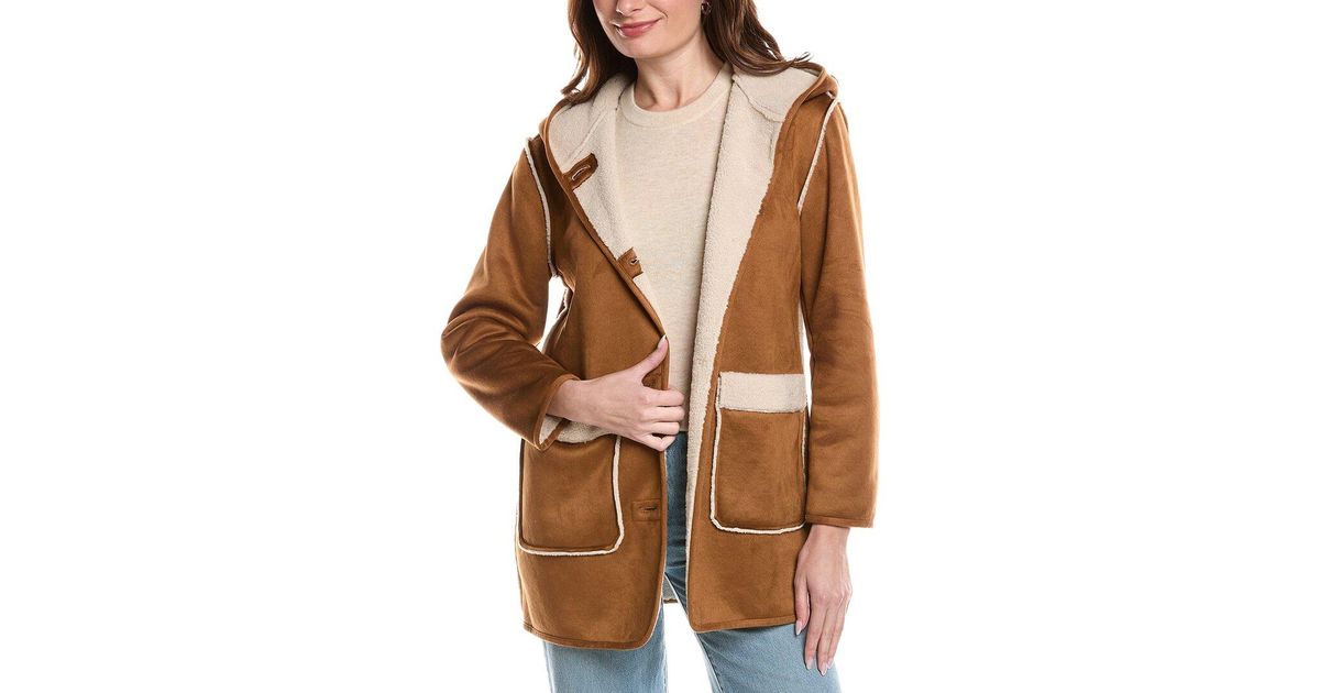 Ellen Tracy Reversible Jacket in Brown | Lyst UK