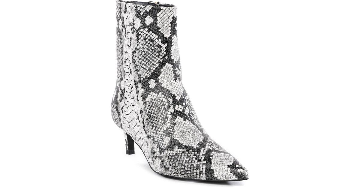 Seychelles Dinner Date Leather Boot in White | Lyst