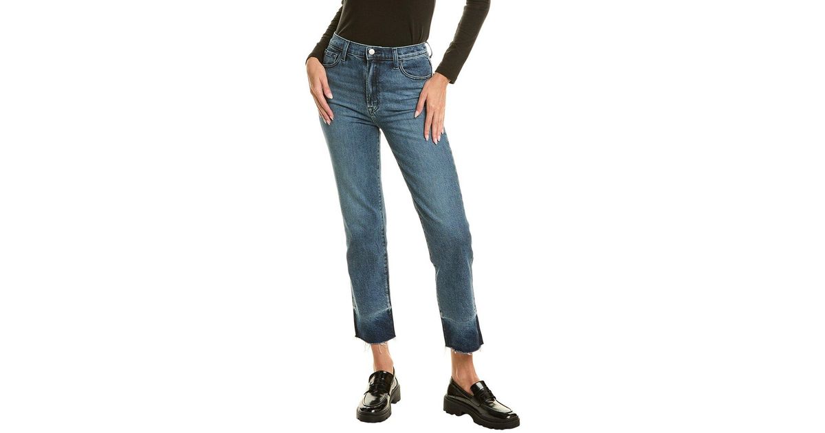 Theory J Brand Jules High-Rise Foreshadow Jean in Blue | Lyst