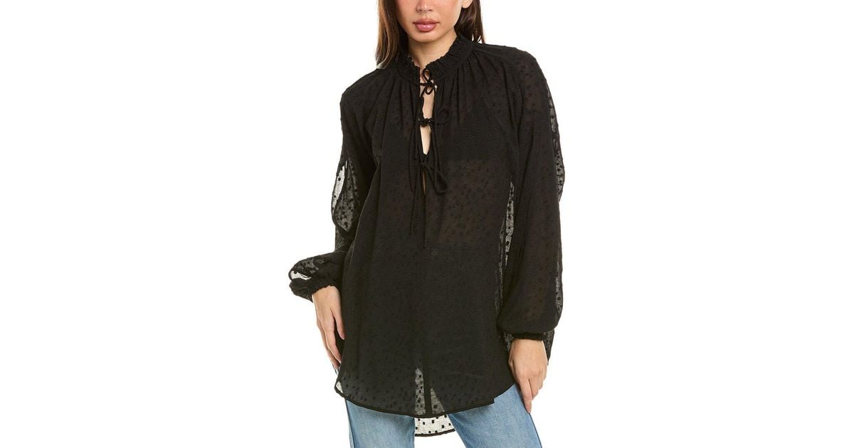IRO Robbins Top in Black | Lyst