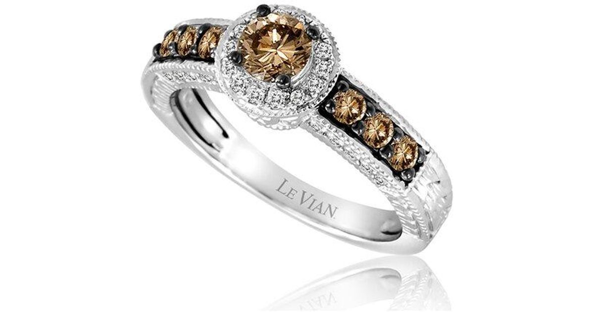 Le Vian 14k 0.81 Ct. Tw. Diamond Half-eternity Ring in White | Lyst