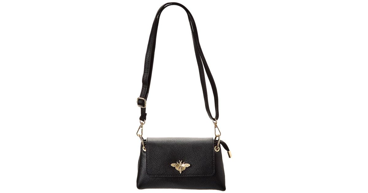 Persaman New York #1013 Leather Crossbody in Black | Lyst