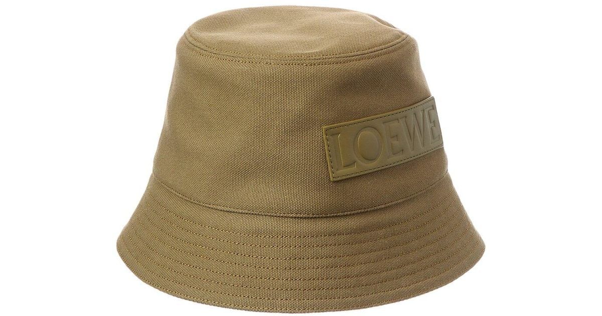 Loewe Bucket Hat in Natural | Lyst