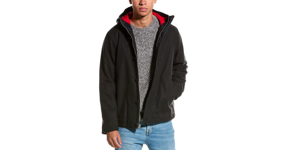 Rag & Bone Rowan Deck Wool-blend Jacket in Black for Men | Lyst UK