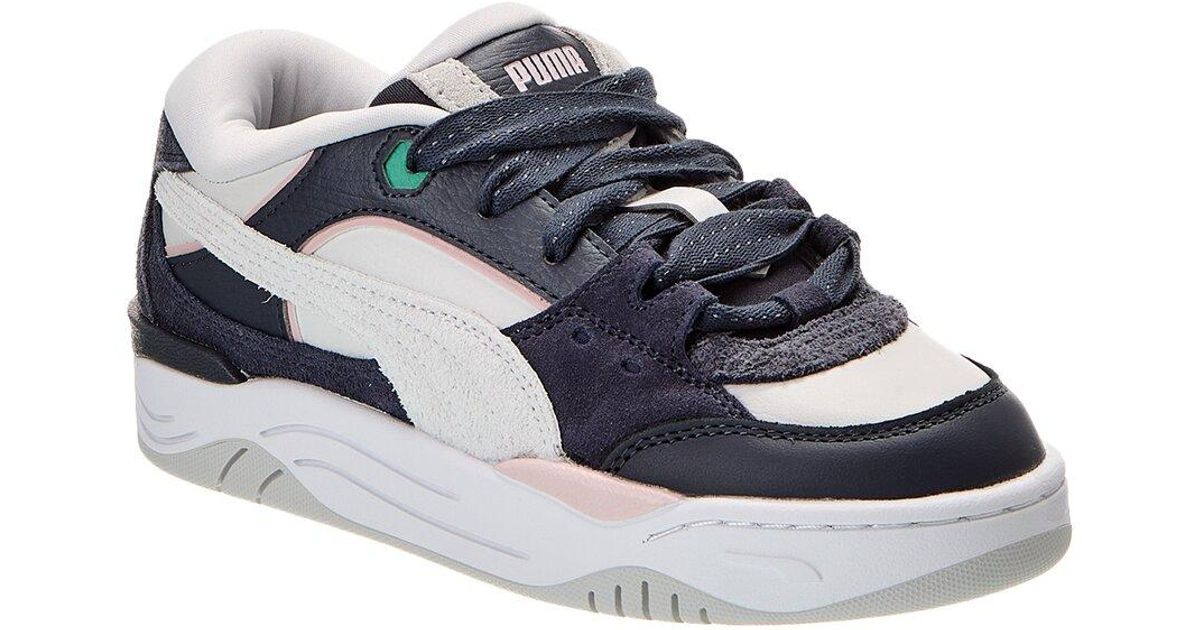 PUMA 180 Prm Leather Sneaker in Blue | Lyst