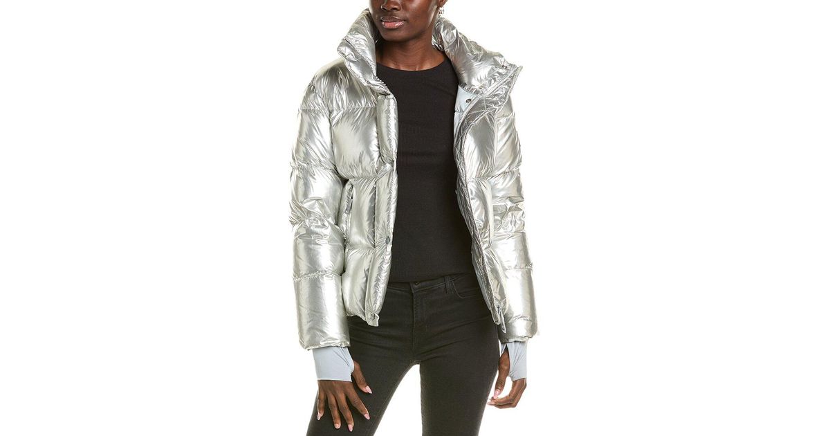 Sam. Andi Puffer Jacket in Gray | Lyst