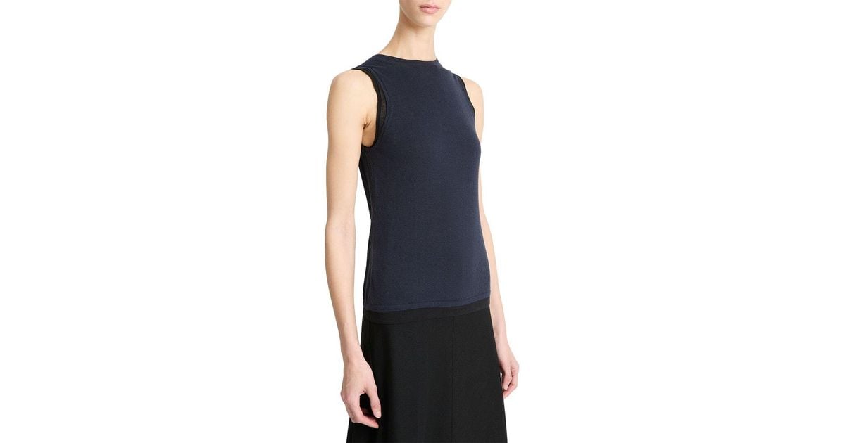 Vince Double Layer Shell in Blue | Lyst UK
