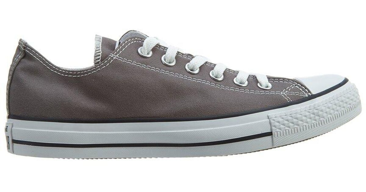 Converse Chuck Taylor All Stars Ox Shoe - Charcoal in Gray | Lyst