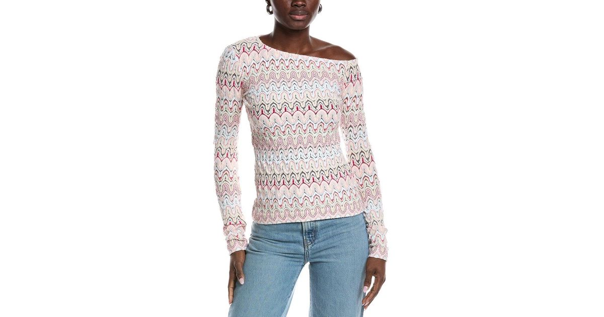 Missoni Textured Sweater | Lyst UK
