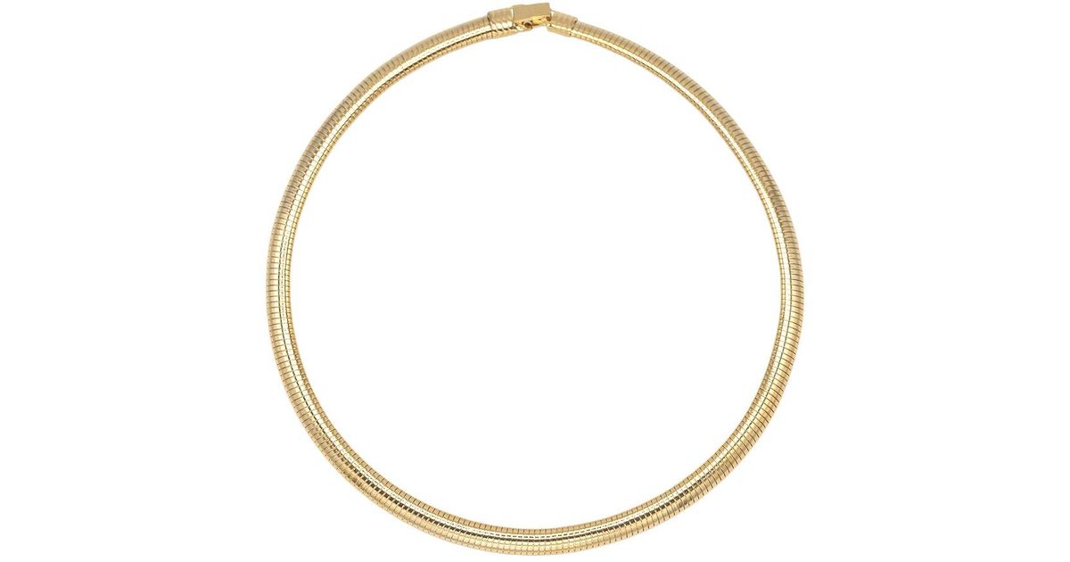 Eye Candy LA Emily Wire Collar Necklace in Metallic | Lyst