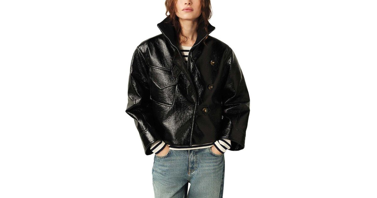 Ba&sh Morina Jacket in Black | Lyst UK
