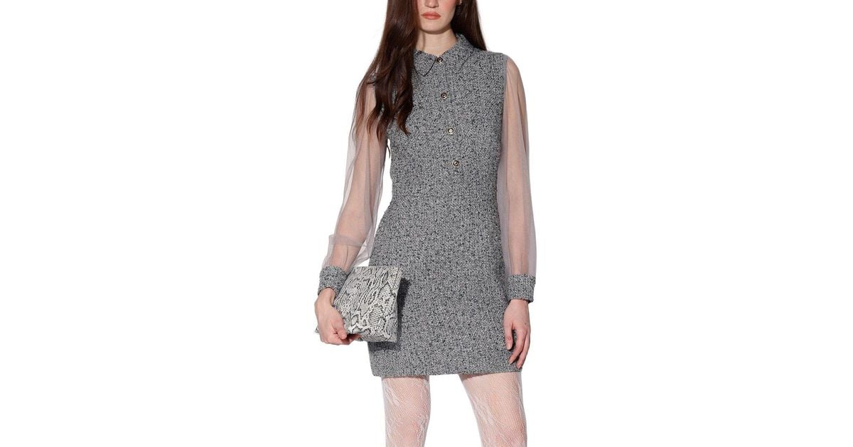 Walter Baker Myla Dress in Grey | Lyst UK
