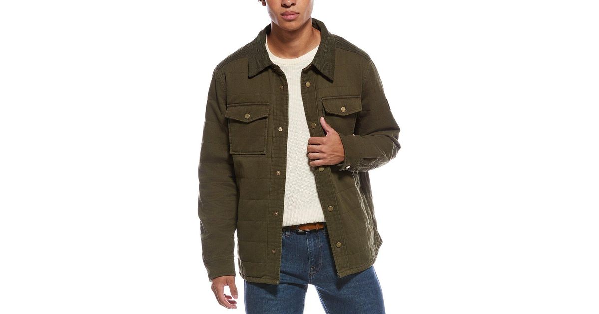 HUNTER Quilted Shacket in Green for Men | Lyst UK