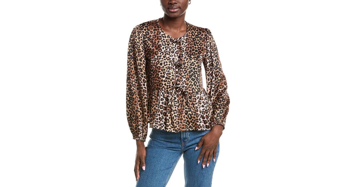 ANNA KAY Somelie Blouse in Natural | Lyst
