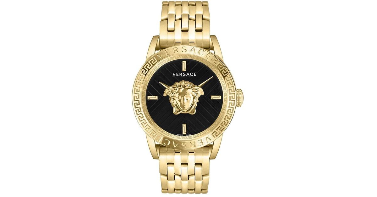 Versace V-code Watch in Metallic for Men | Lyst