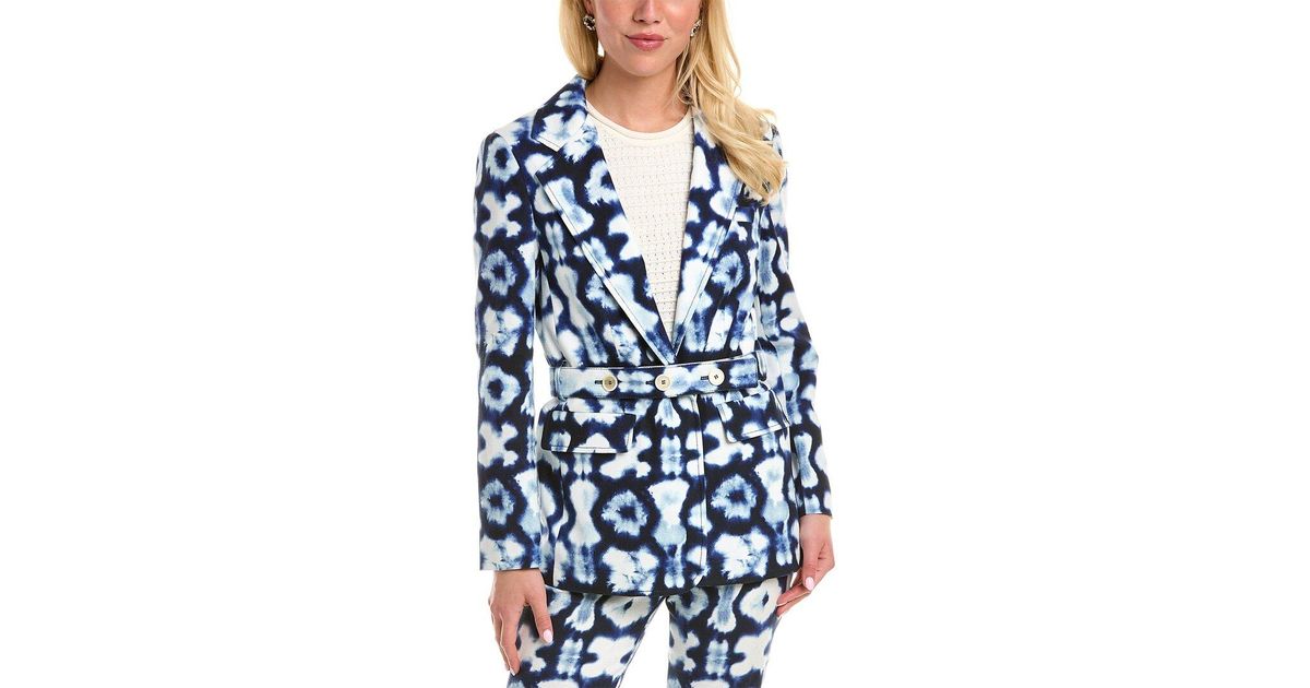Piazza Sempione Blazer in Blue | Lyst UK
