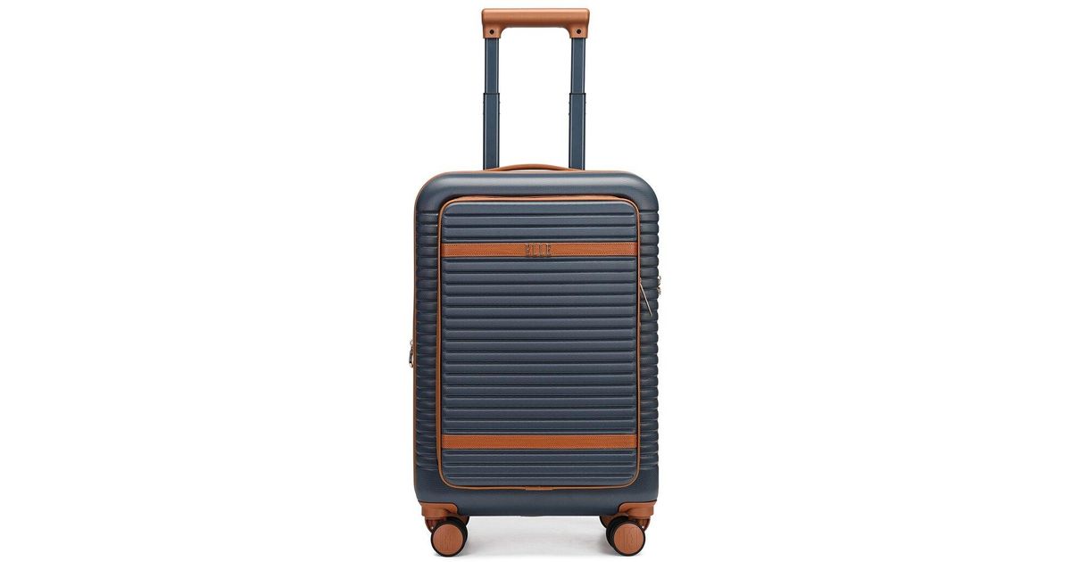 Elle Escape Expandable Carry-on Suitcase in Blue | Lyst