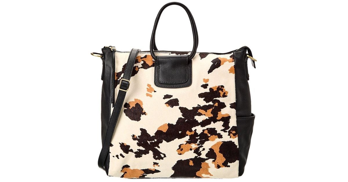 Hobo International Sheila Large Leather Satchel in Black | Lyst