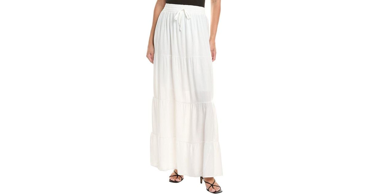 ANNA KAY Maxi Skirt in White | Lyst UK