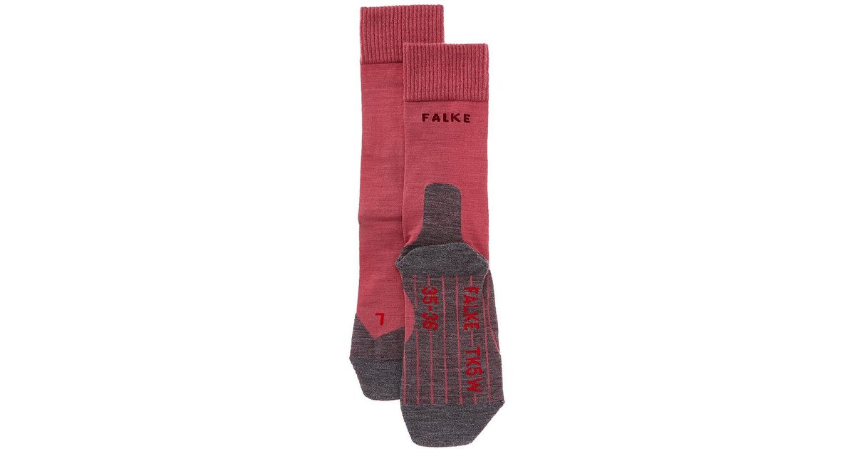FALKE Tk5 Wander Wool-blend Socks in Red | Lyst UK