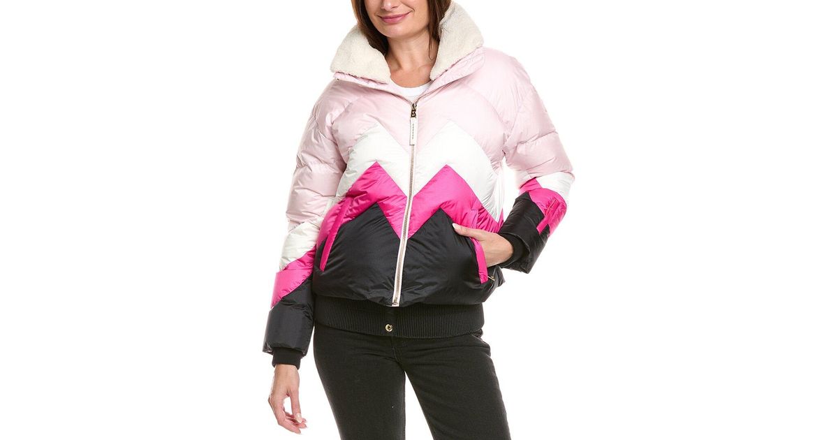 Bogner Vanja Down Jacket in Pink | Lyst UK