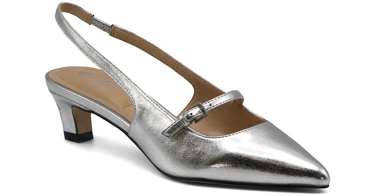 Charles David Adria Pump in Metallic | Lyst