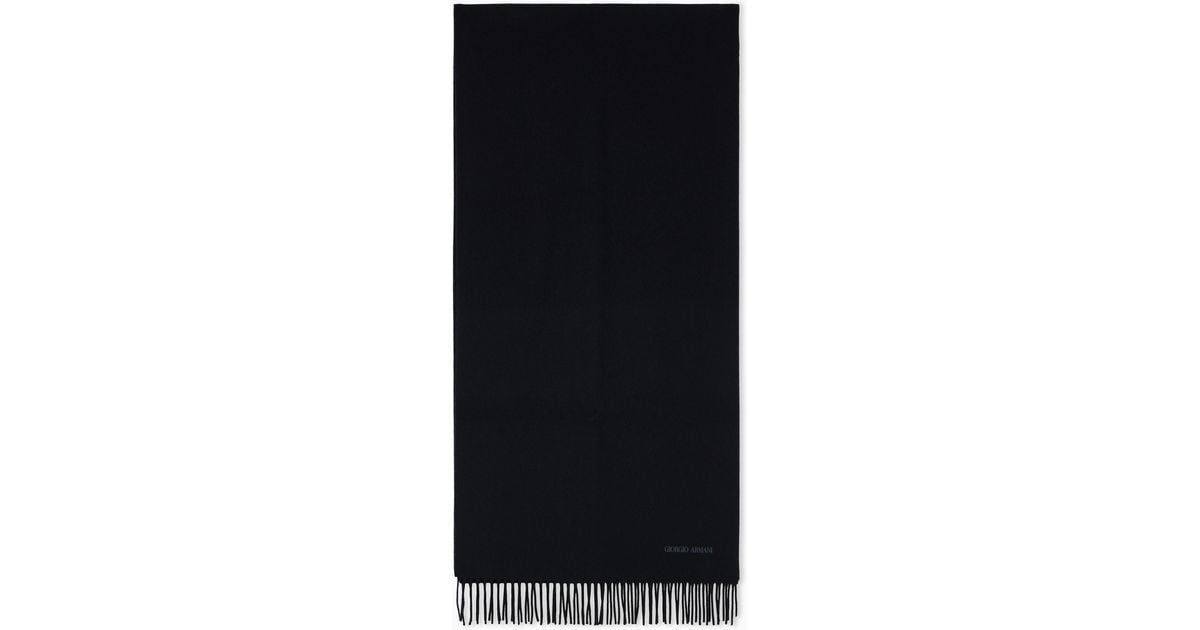 Giorgio Armani Stole in Black for Men | Lyst UK