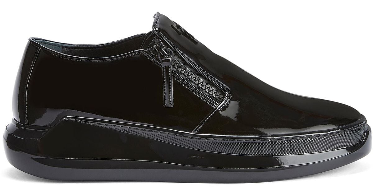Giuseppe Zanotti Conley Zip in Black for Men | Lyst