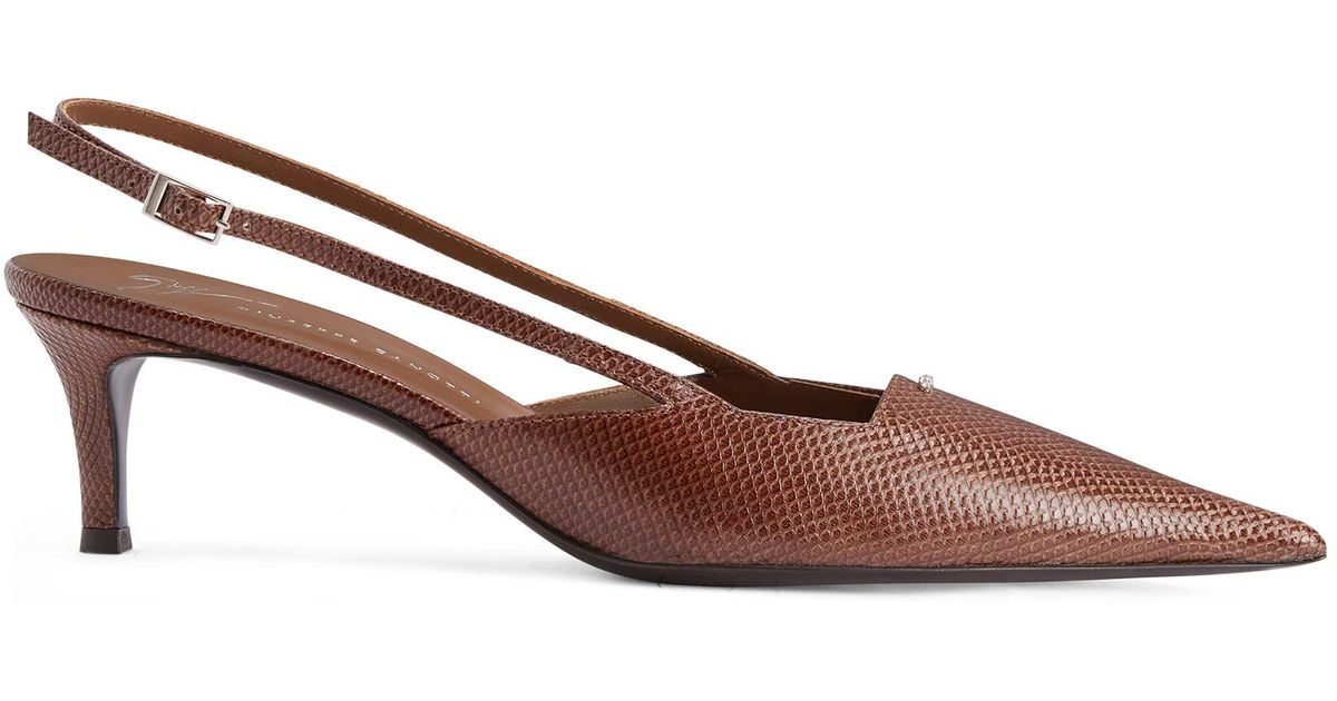 Giuseppe Zanotti Florieene 50 in Brown | Lyst UK