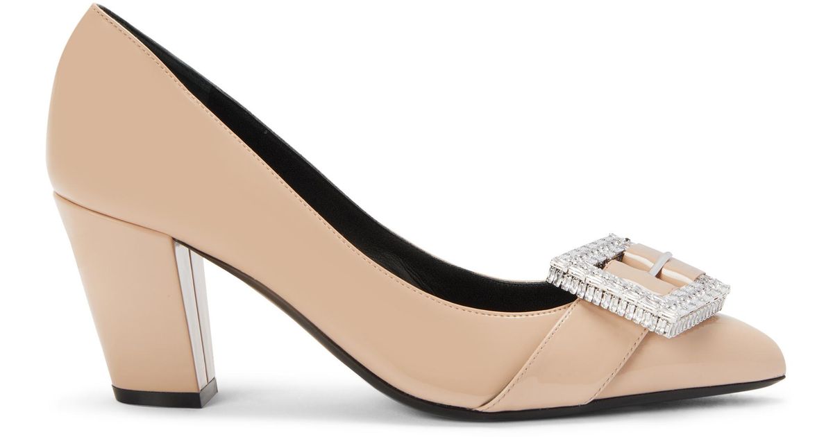 Giuseppe Zanotti Miss Buckle in Metallic | Lyst UK