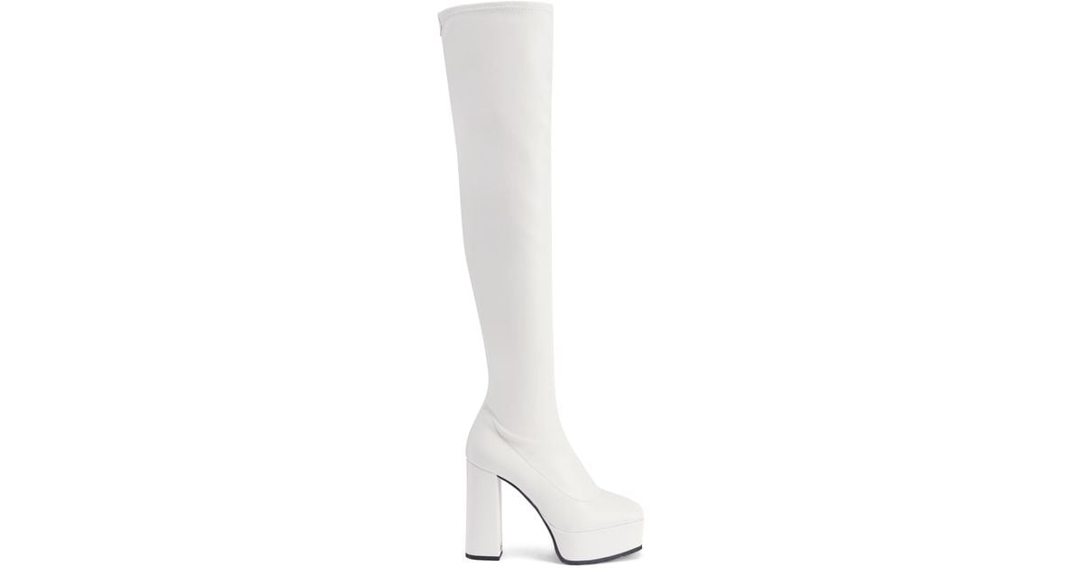 Giuseppe Zanotti Morgana Boot in White | Lyst