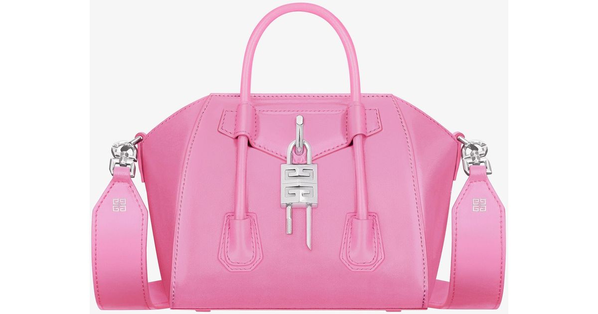 Givenchy Antigona Toy Lock Bag in Pink | Lyst