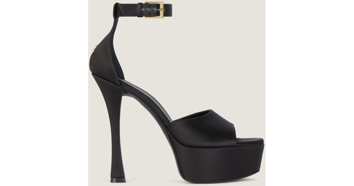 Givenchy 4G Liquid Platform Sandals in Black | Lyst