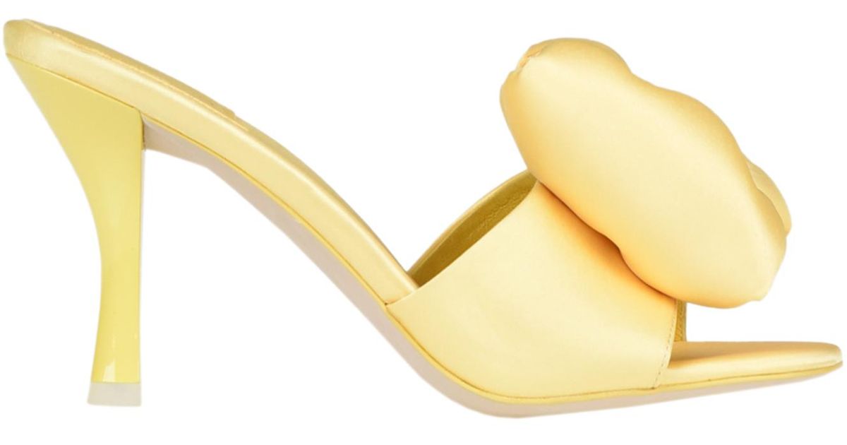 Jeffrey Campbell Deede Maxi Bow Mules in Metallic | Lyst