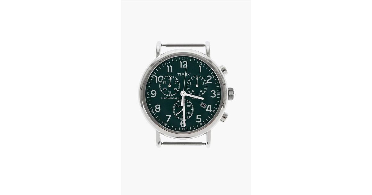 Timex Steel Weekender Chrono Cronograph Analog Dial 40Mm in Green | Lyst UK