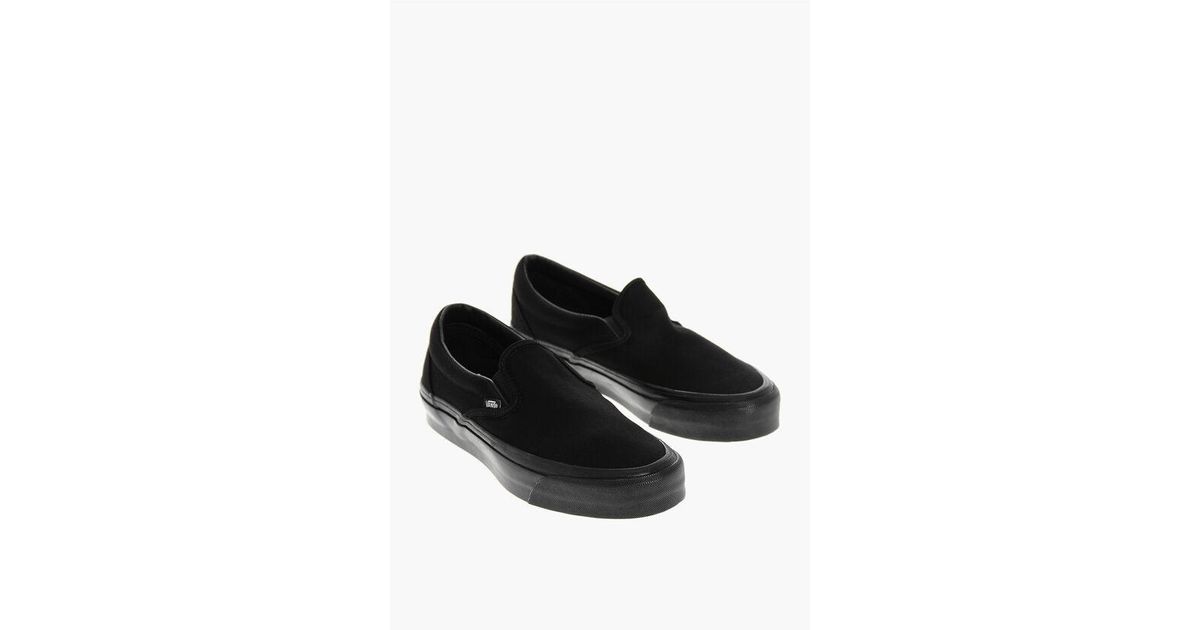 Vans Solid Color Reissue 98 Slip On Sneakers in Black | Lyst UK