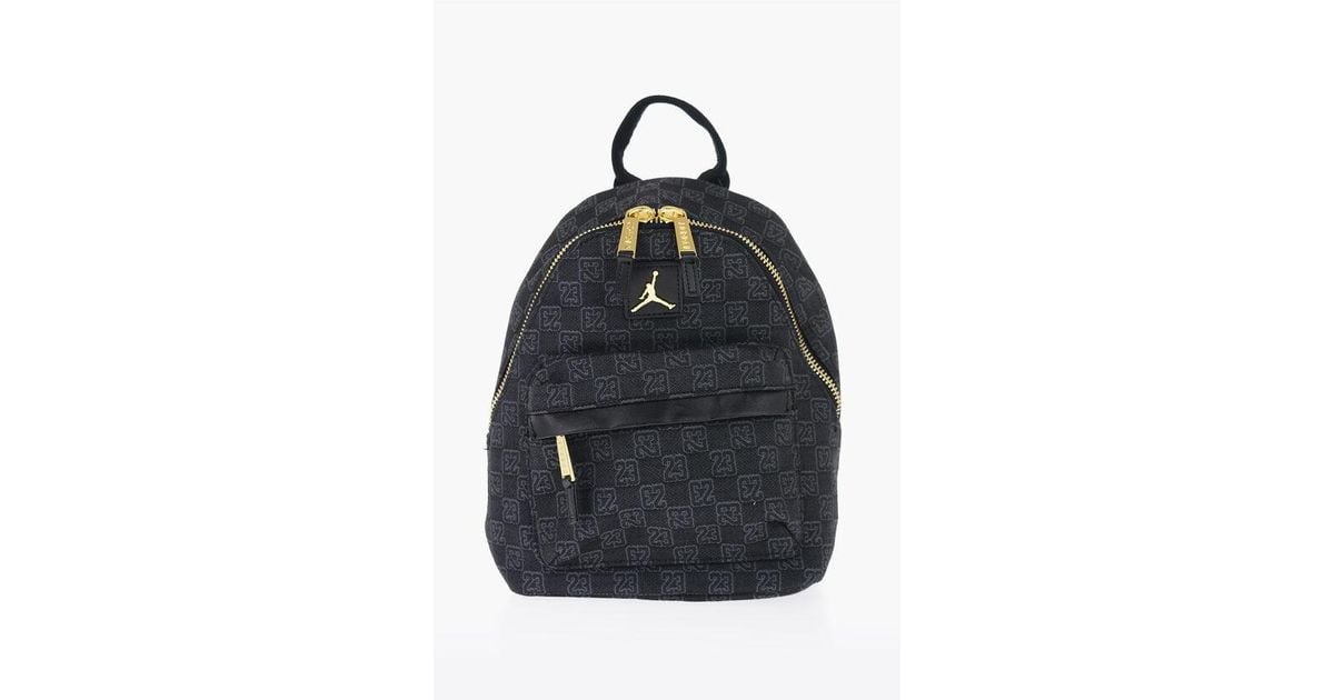 Nike Air Jordan Fabric Mini Backpack With All-Over Monogram in Blue ...