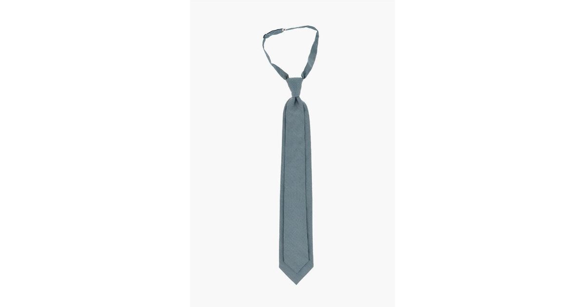 Corneliani Two-Tone Silk Ascot Tie in Blue for Men | Lyst UK